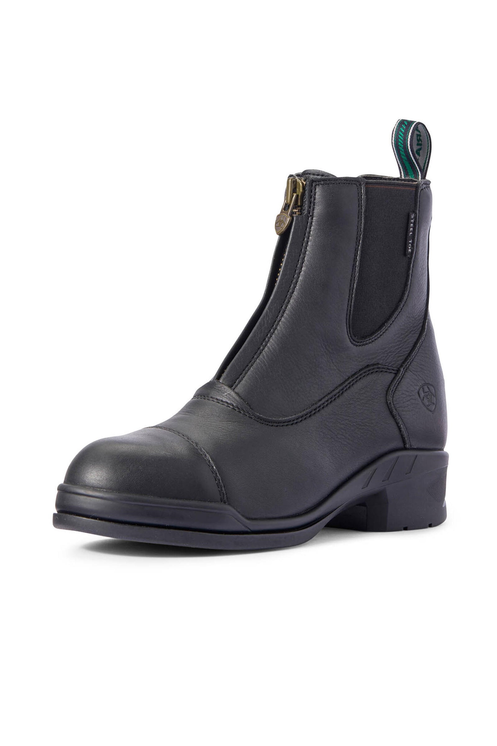 Ariat Heritage IV botines paddock mujer con puntera de acero – negro ...