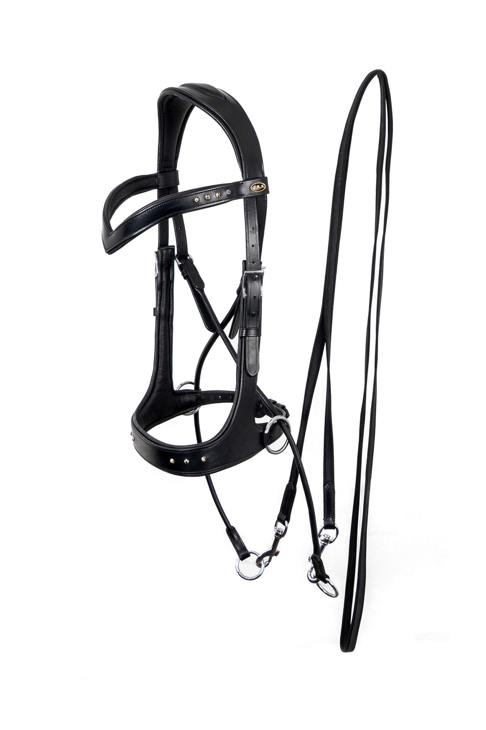 Glory Bitless Bridle With Reins (System 5), black Black C – horze