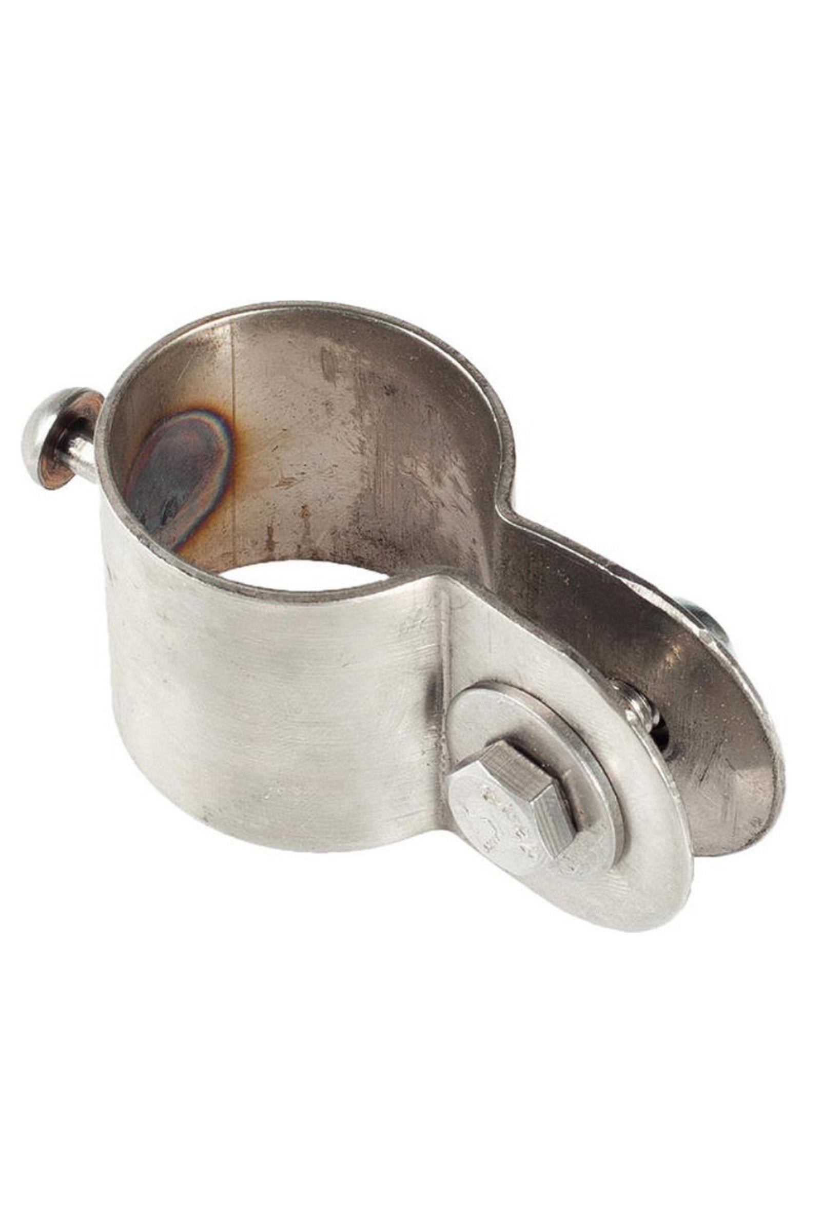 Stainless steel Clamp with pin for 38mm shaft No Color 1 – horze