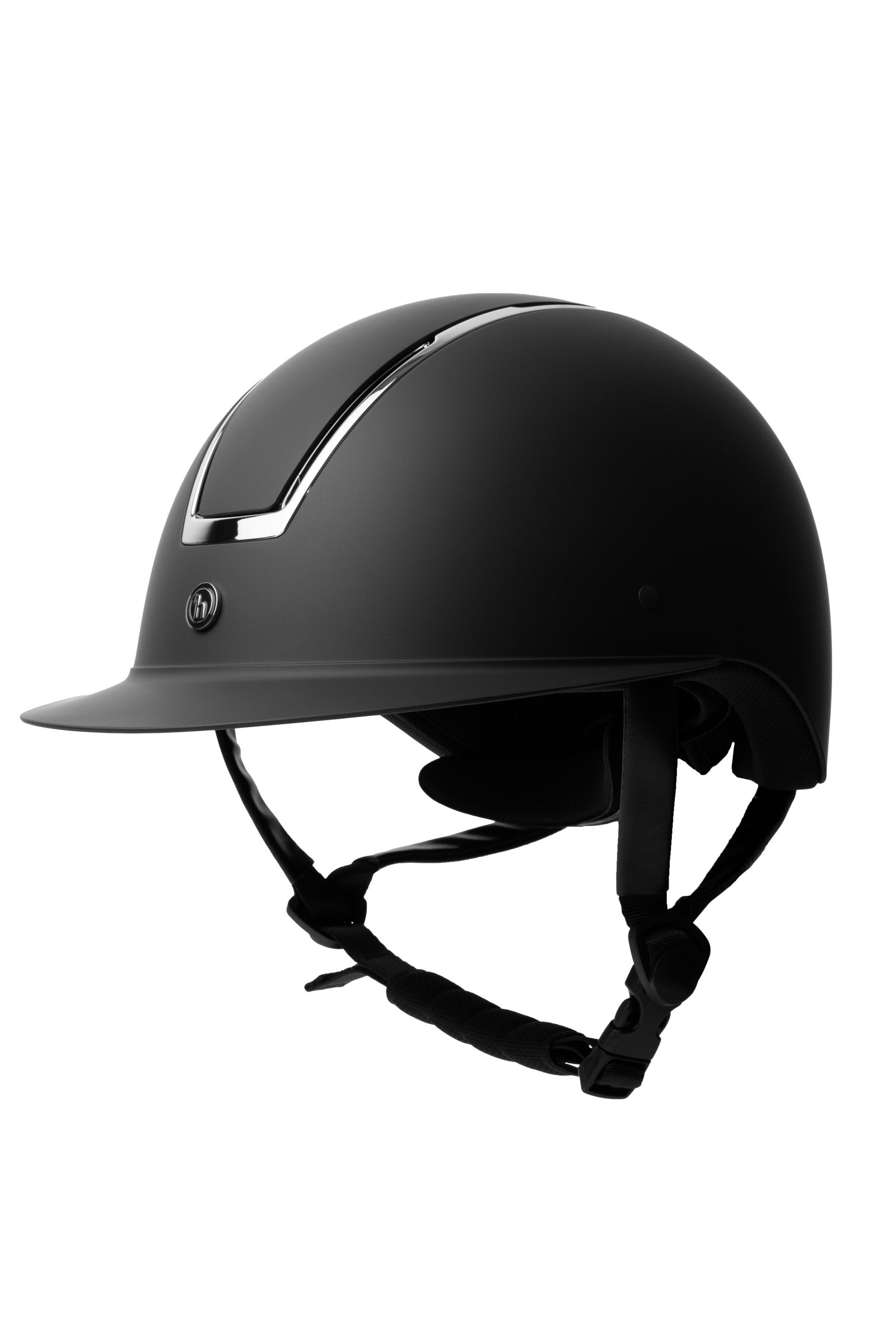 Atmos Metallic II Riding Helmet Black/ Steel 52-54 – horze