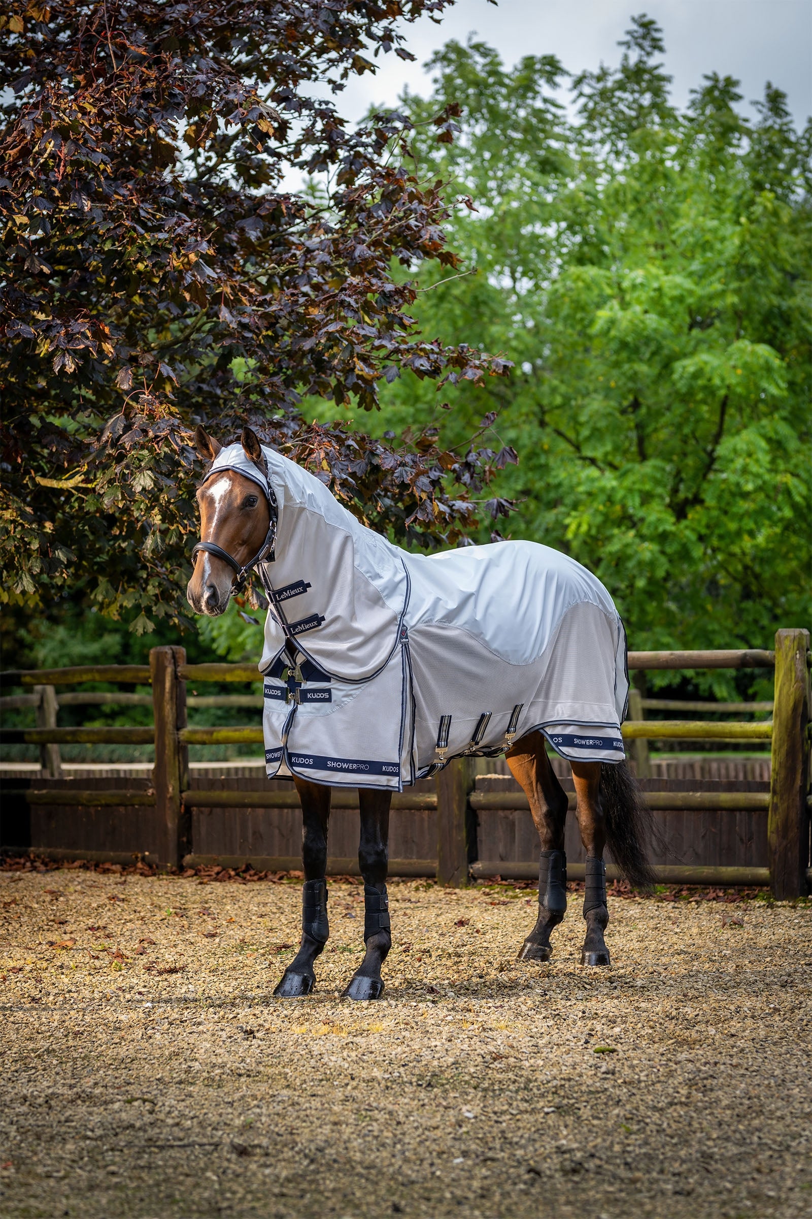 Kudos Shower Pro Waterproof Fly Rug Grey 120 – horze